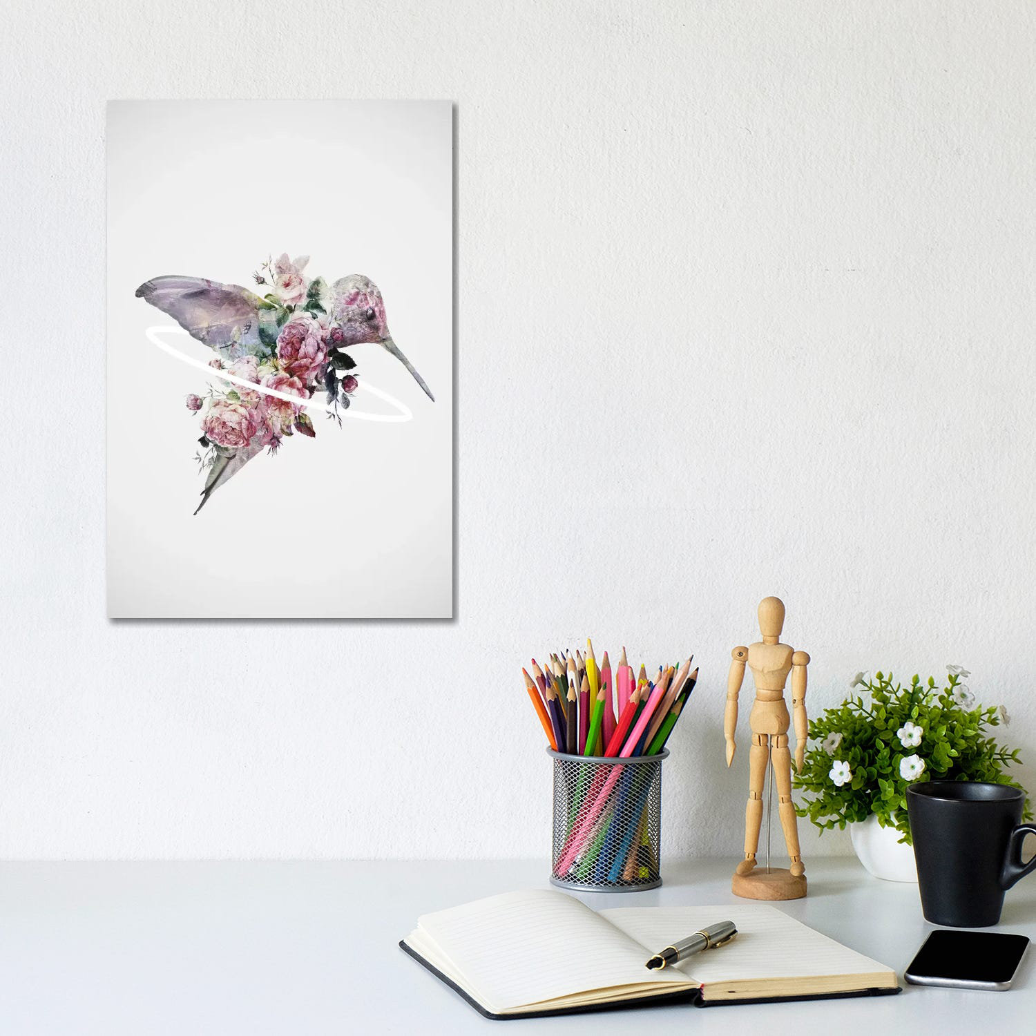 East Urban Home Kolibri by Dániel Taylor - Graphic Art Print | Wayfair